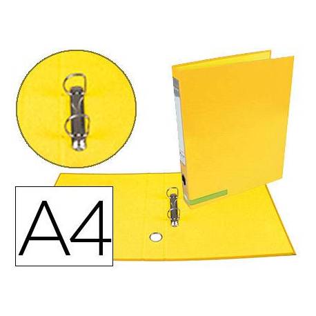 Carpeta marca Liderpapel carton forrado Color System A4 amarillo (77595)
